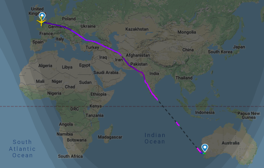How To Tell If Your Flight’s Route is Over Iranian or Iraqi Airspace ...