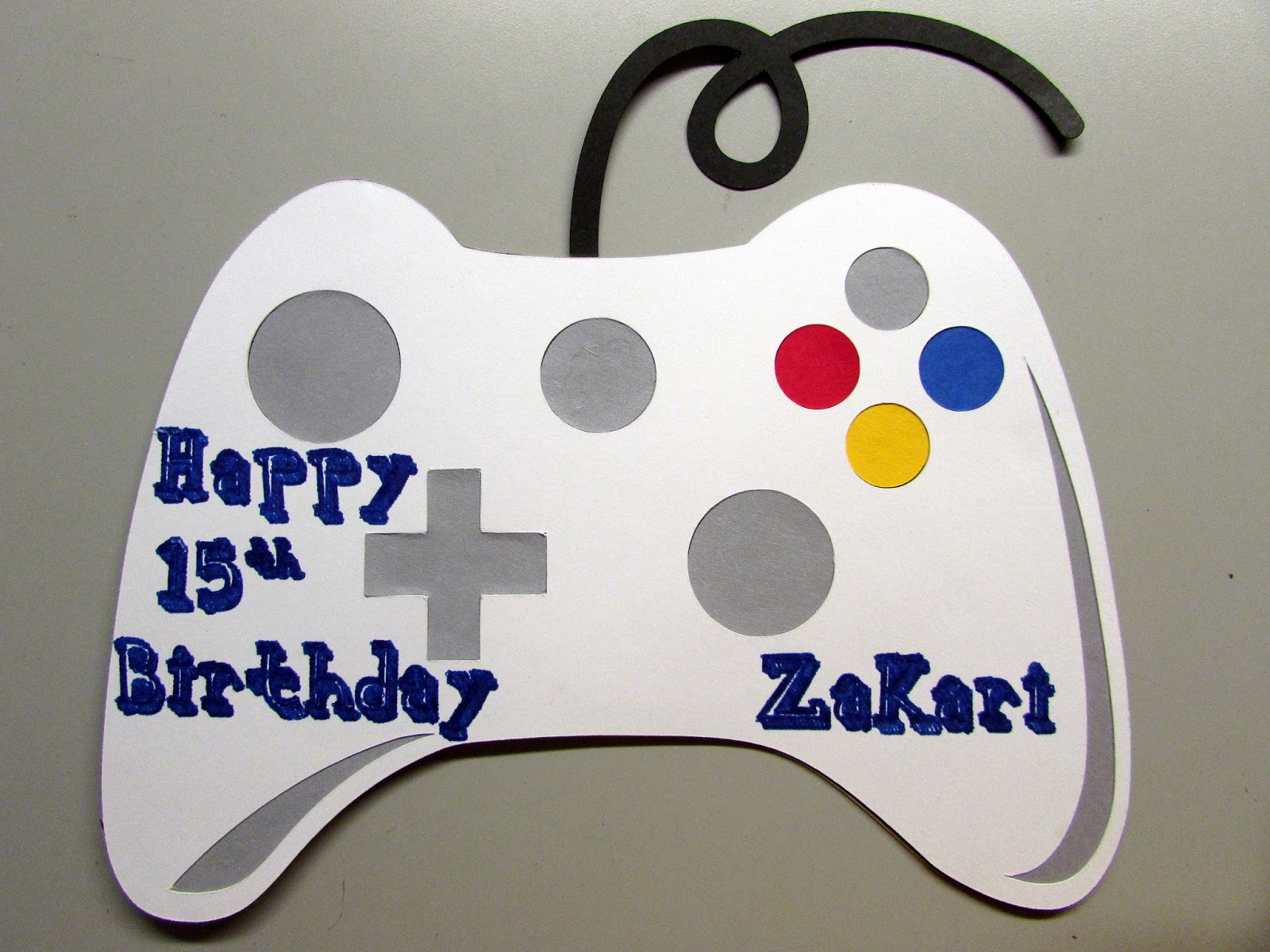 Tina's Scrap Corner: A Gamer Card for Funday Friday