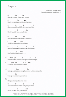 Lirik Lagu Pupus Dewa 19 Chord - JasminesrRocha