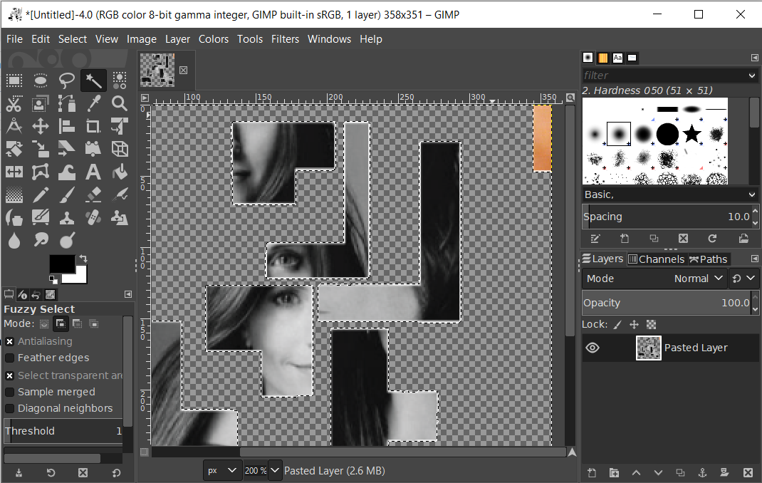 Nasty Issues: Solving a jigsaw puzzle in GIMP