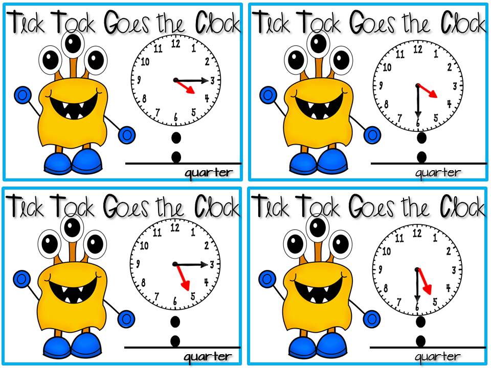 Classroom Freebies Too: Telling Time Task Cards