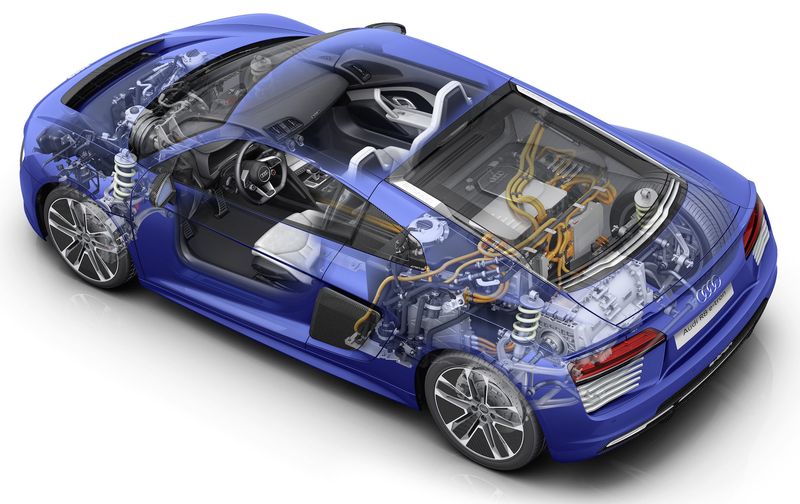 Close-up: Audi R8 e-tron Powertrain [VIDEO] | Electric Vehicle News
