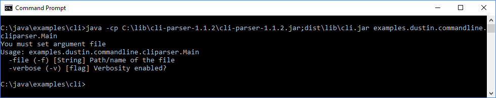 Inspired By Actual Events Java Command Line Interfaces Part 27 Cli Parser