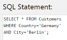 Database: SQL Tutorial By W3School