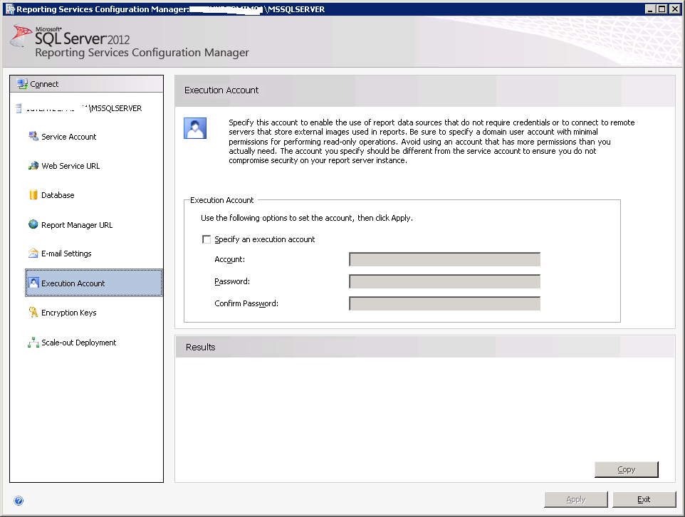 Venkata Polepalli Blog: Configure the Reporting Services Configuration Manager >> SQL Server 2012