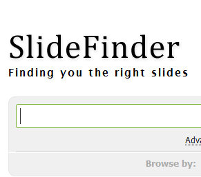 SlideFinder : Μία μηχανή αναζήτησης παρουσιάσεων