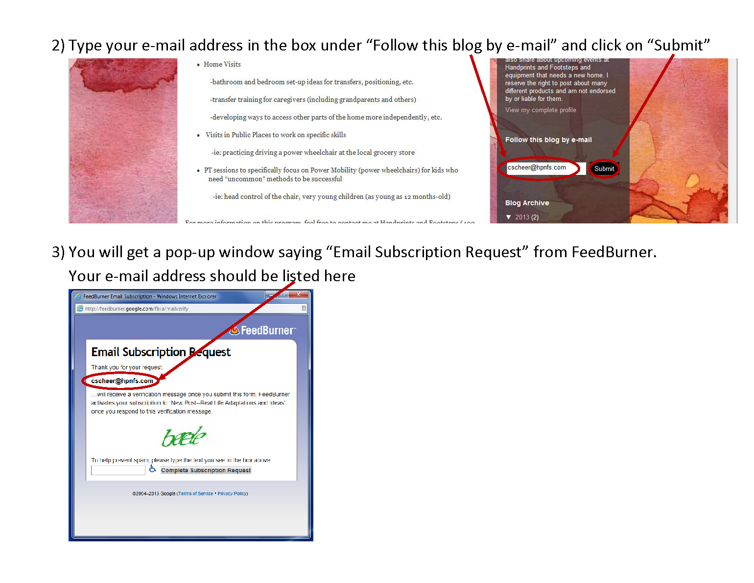 Real Life Adaptations and Ideas: How to Sign Up for E-mail Updates...