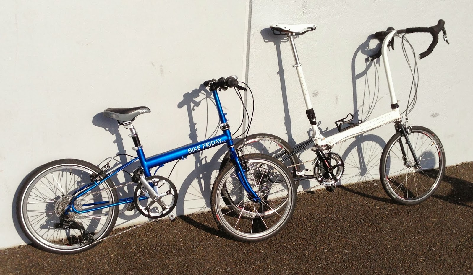 Cameron Graphix: Bike Friday Blue color options