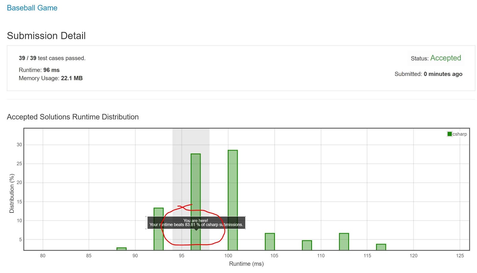 Baseball Game: A Stack Solution