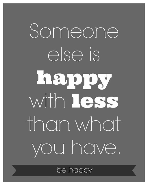 Nine A Plenty: Be Happy...and Grateful.