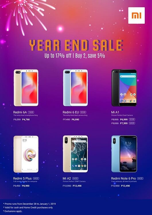 Xiaomi Announces Year-End Sale Promo - TeknoGadyet