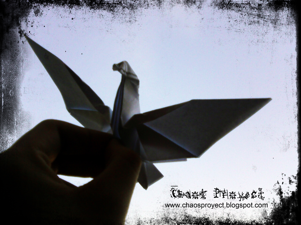 Chaos Proyect: Paloma de Origami B/Origami Dove of Peace