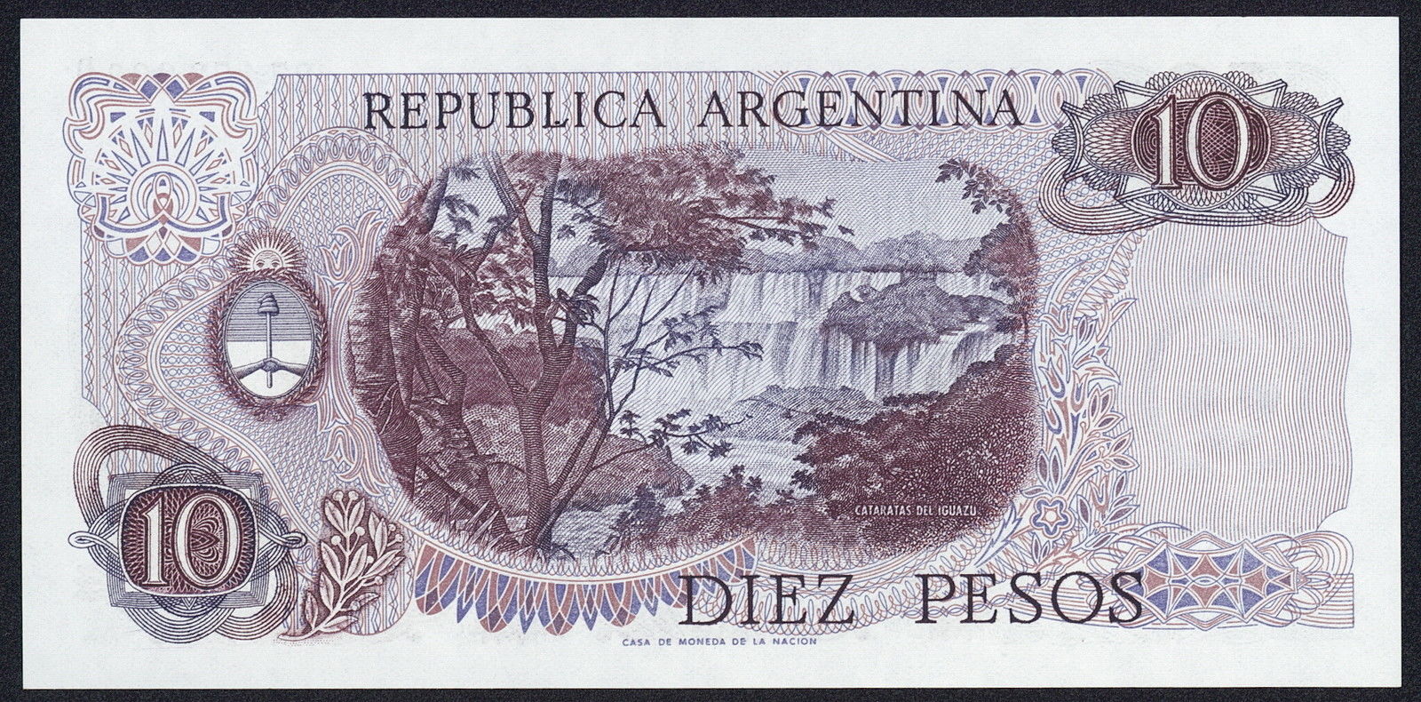 Argentina 10 Pesos banknote 1976 General Manuel Belgrano|World ...