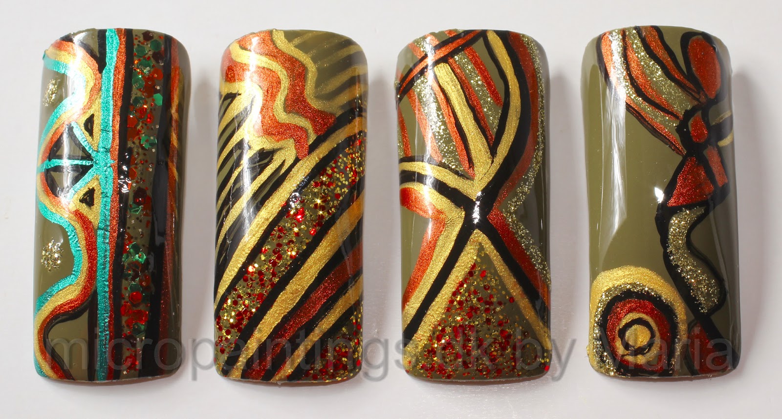Marias Nail Art and Polish Blog: Micro Painting Monday - 7