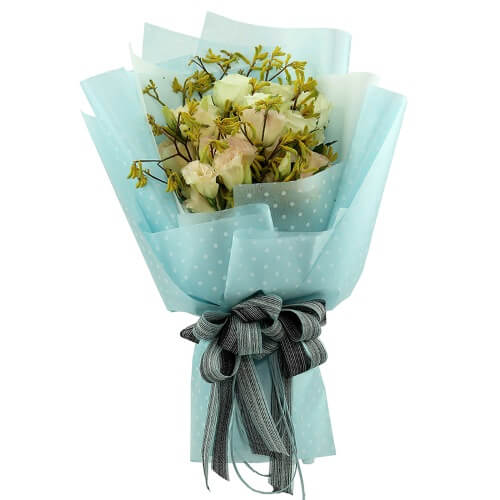 Kertas Buket Bunga / Flower Bouquet Wrapping Paper (Seri LL Polkadot ...