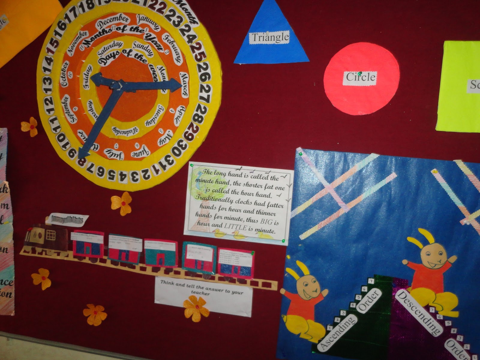 Slate - The School, Karmanghat: Maths Theme Day (Softboard Board Display)