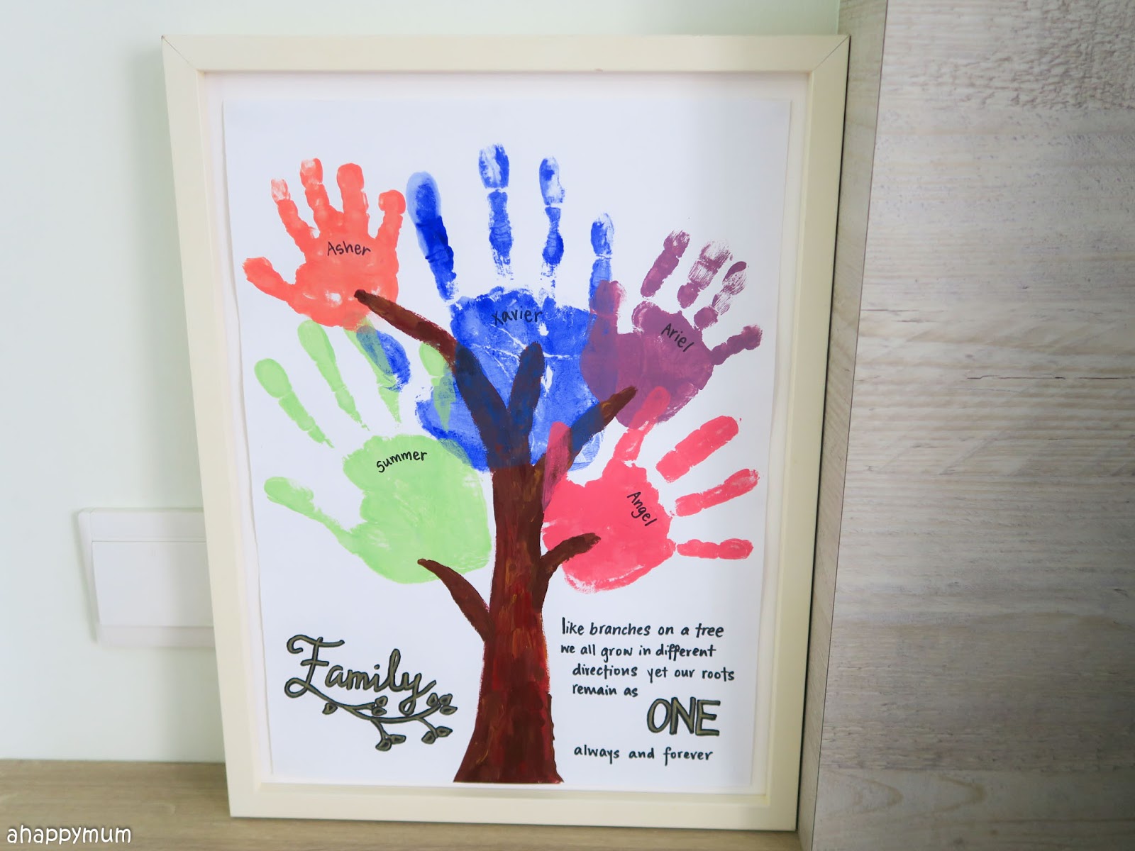 Handprint Family Tree