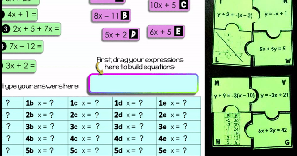 Scaffolded Math and Science: Print and Digital Algebra Activities
