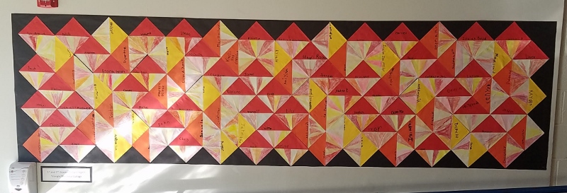 Mrs. Pearce's Art Room : Triangle / Rhombus Group Project