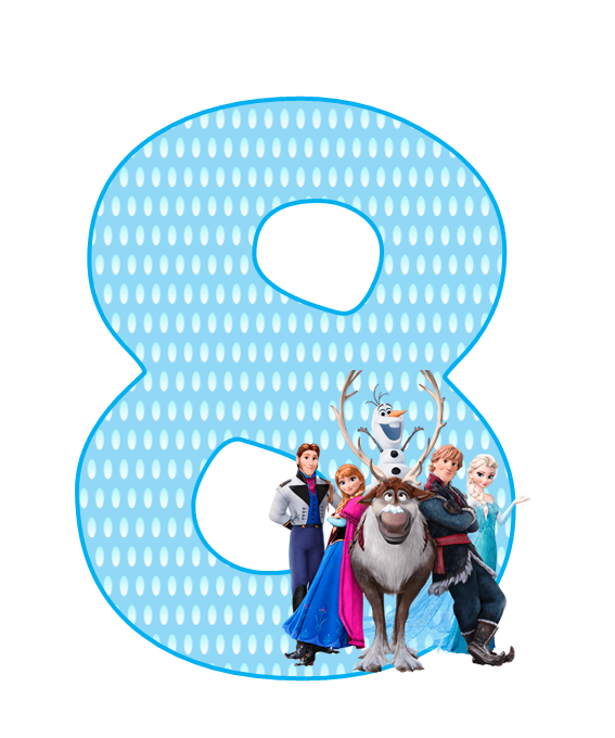 Kits imprimibles gratis : Abecedario y números Frozen