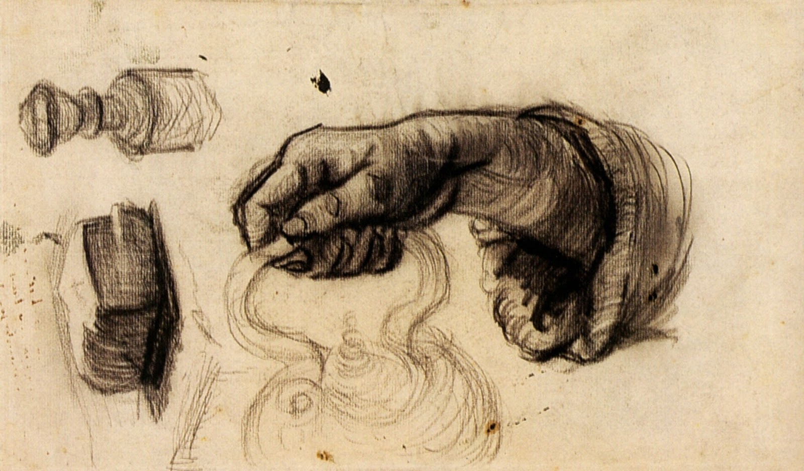Vincent van Gogh | Study of hands | Tutt'Art@ | Pittura * Scultura ...