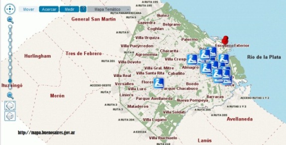 ESTUDIAR EN ARGENTINA: Mapa CABA
