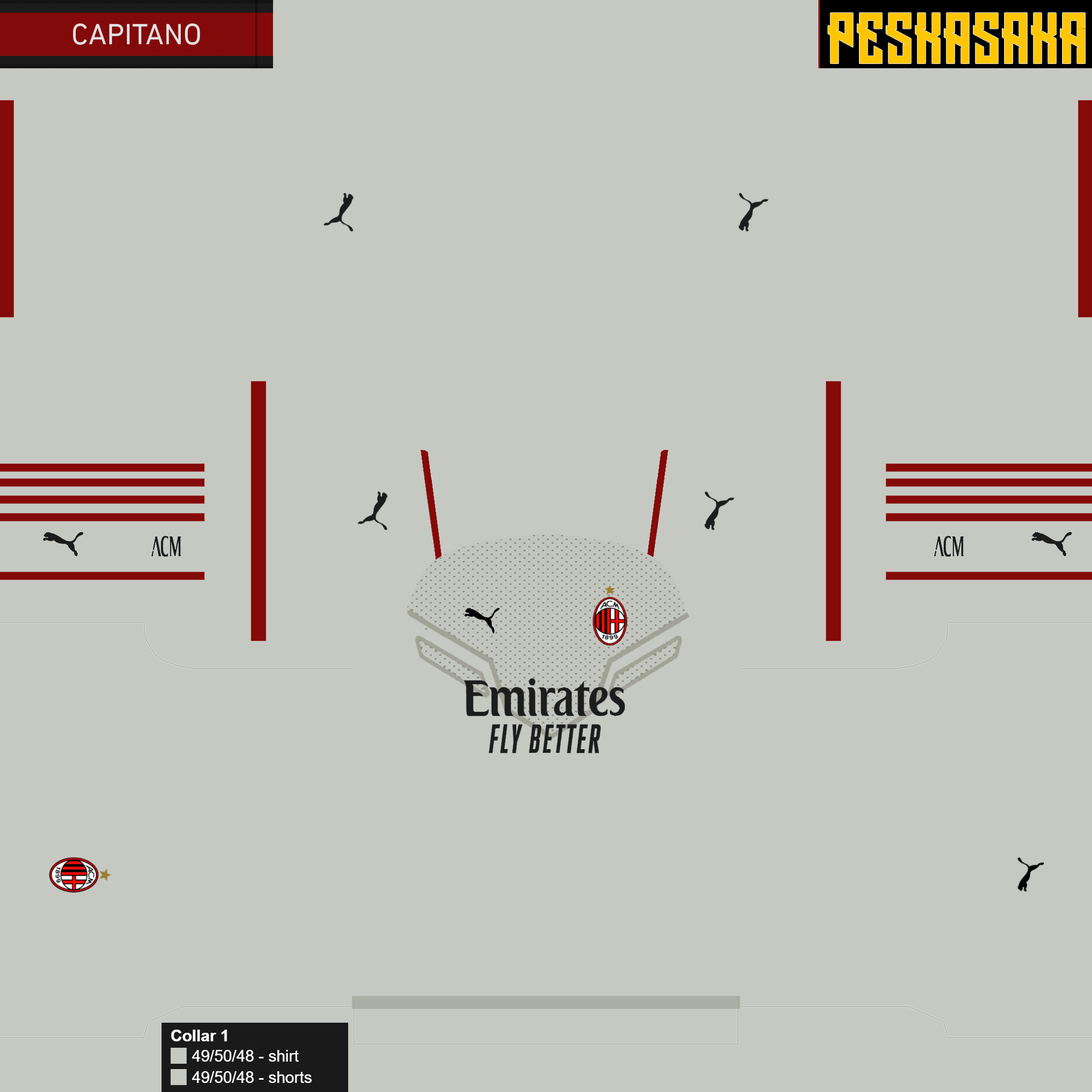 Kit AC Milan Efootball PES 2021