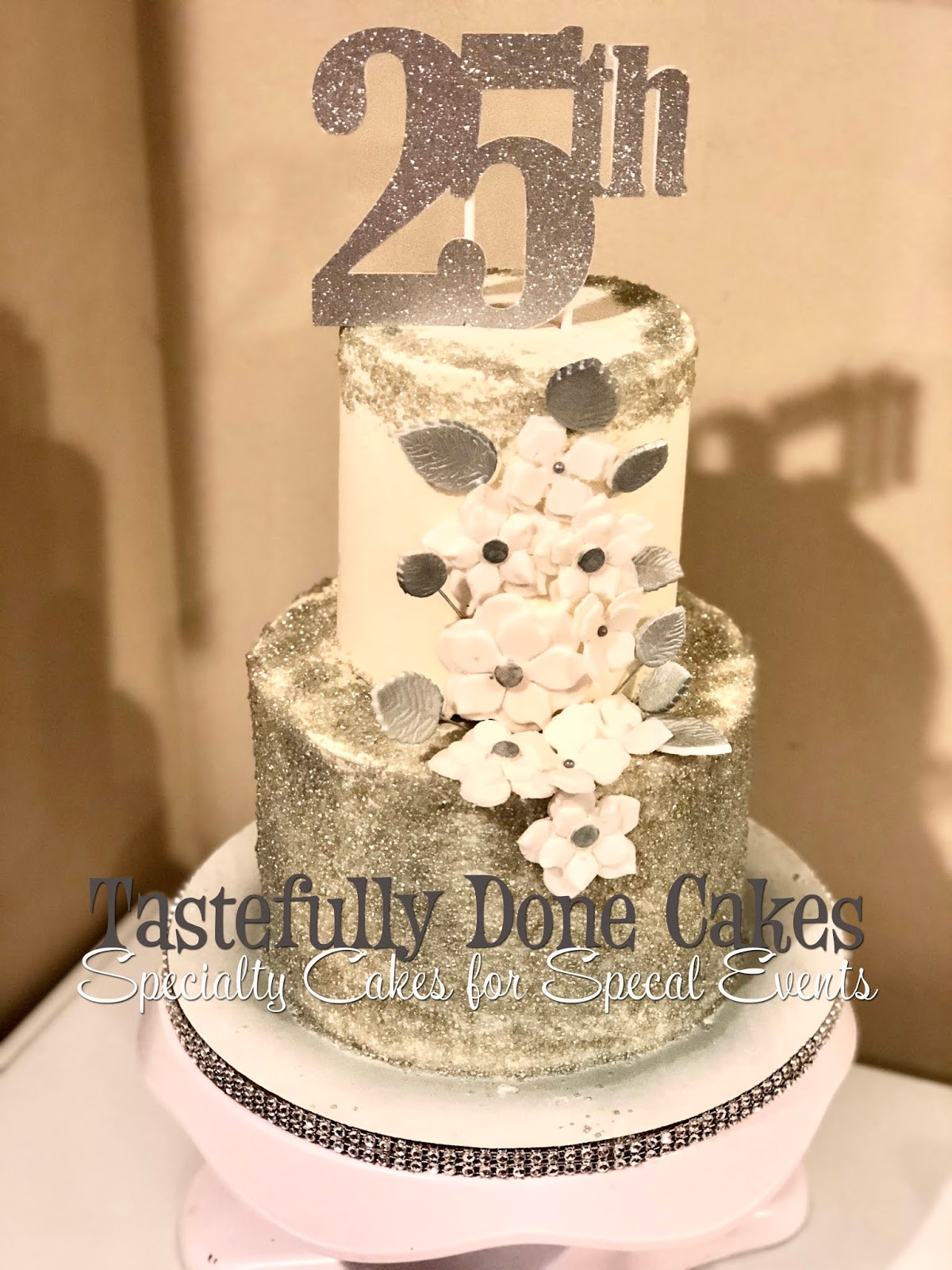 Tastefully Done: 25th Anniversary Cake