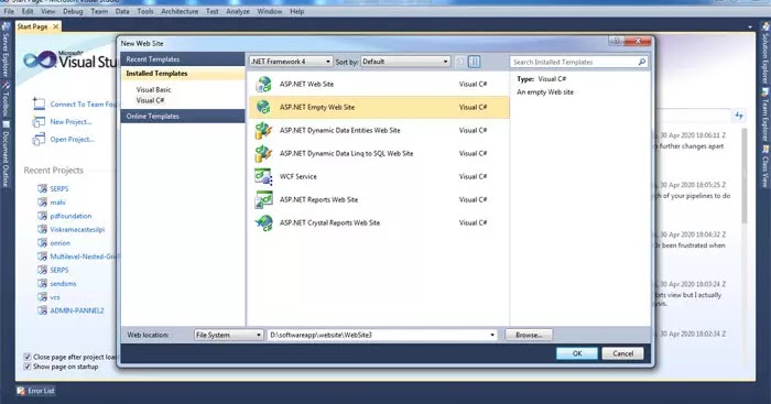 Visual Web Developer 2010 Express Trickcode Free Source Code Download And Tutorials Trickcode