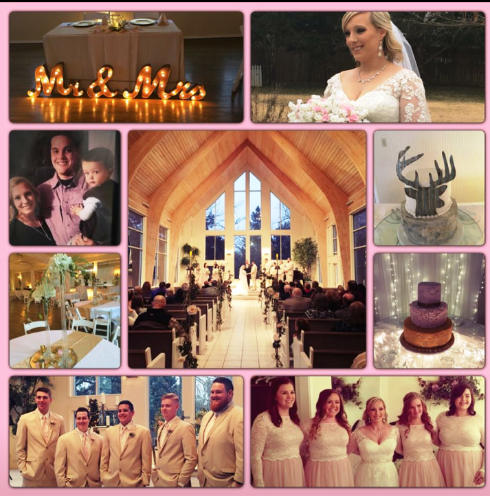 Walnut Creek Chapel: Kayla Coker and Clayton Todd Frizzell Ivory/Gold ...