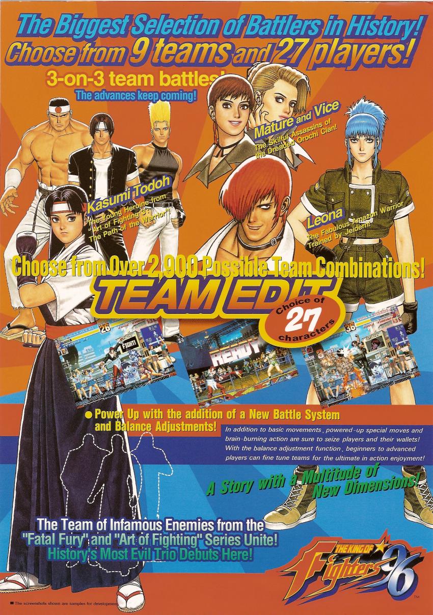 Reseña: The King of Fighters 96 - Retro Hype