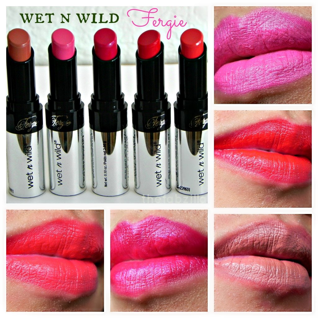 Wet n Wild Fergie Centerstage Lipsticks (Swatch, Photos, Review ...