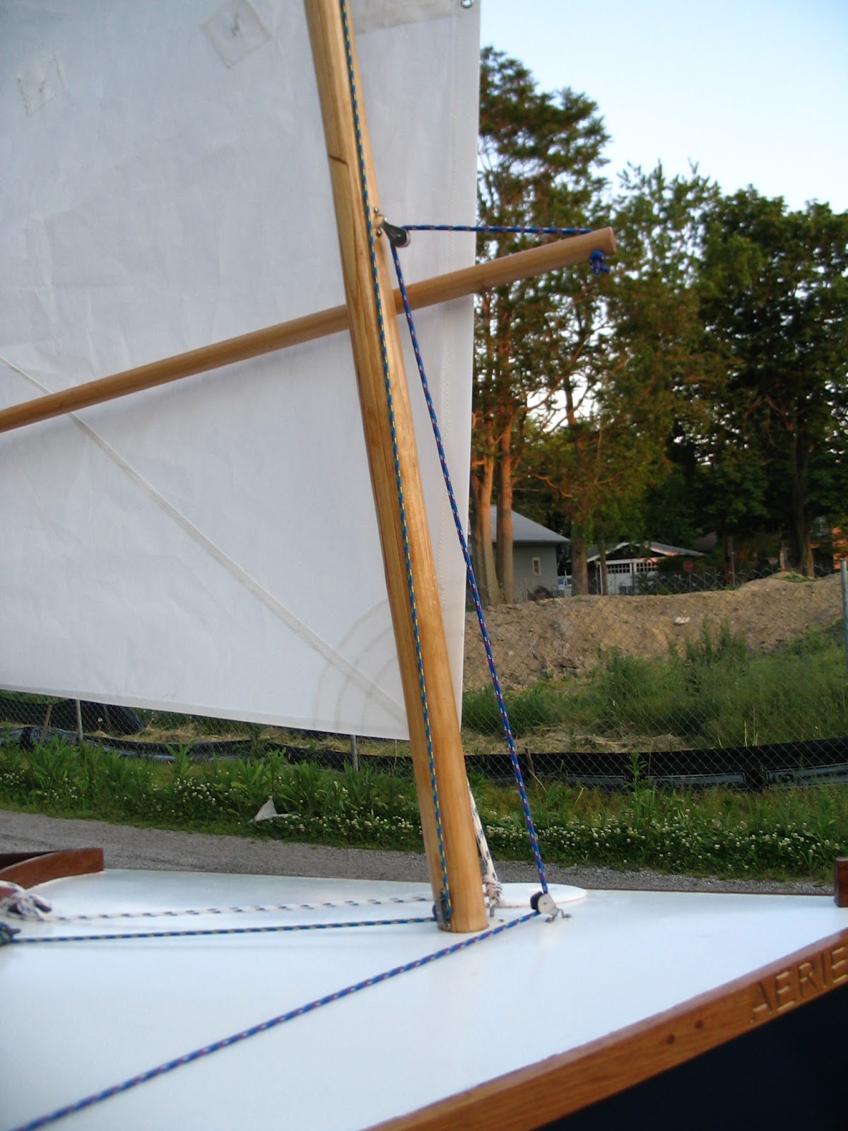 Building a boat and other follies: The running rigging