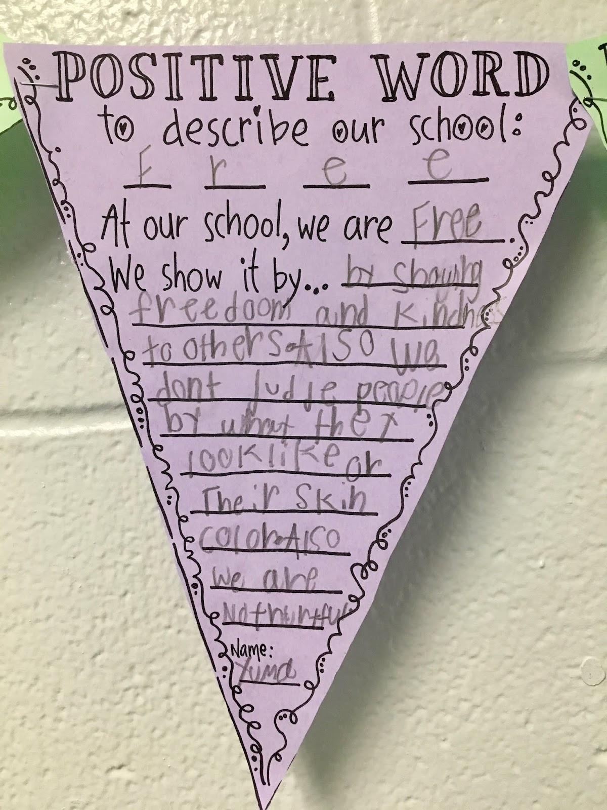 Cassie Stephens: School-Wide Collaborative: Positive Four Letter Word ...