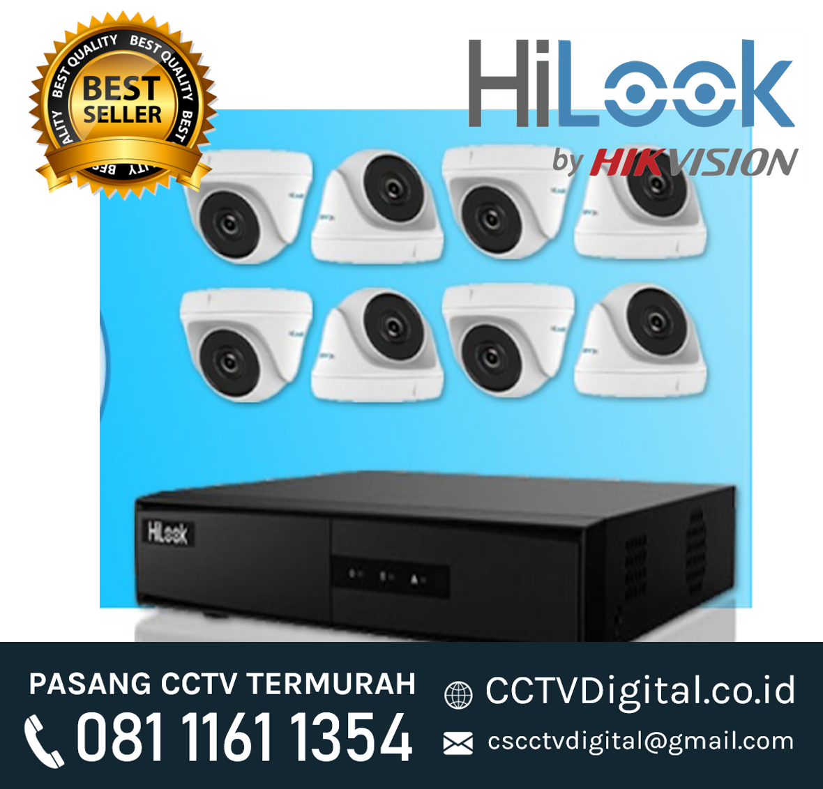 Paket CCTV HiLook 8 Channel Ultimate IP - CCTVDigital.co.id Paket CCTV HiLook 8 Channel Ultimate IP - CCTVDigital.co.id