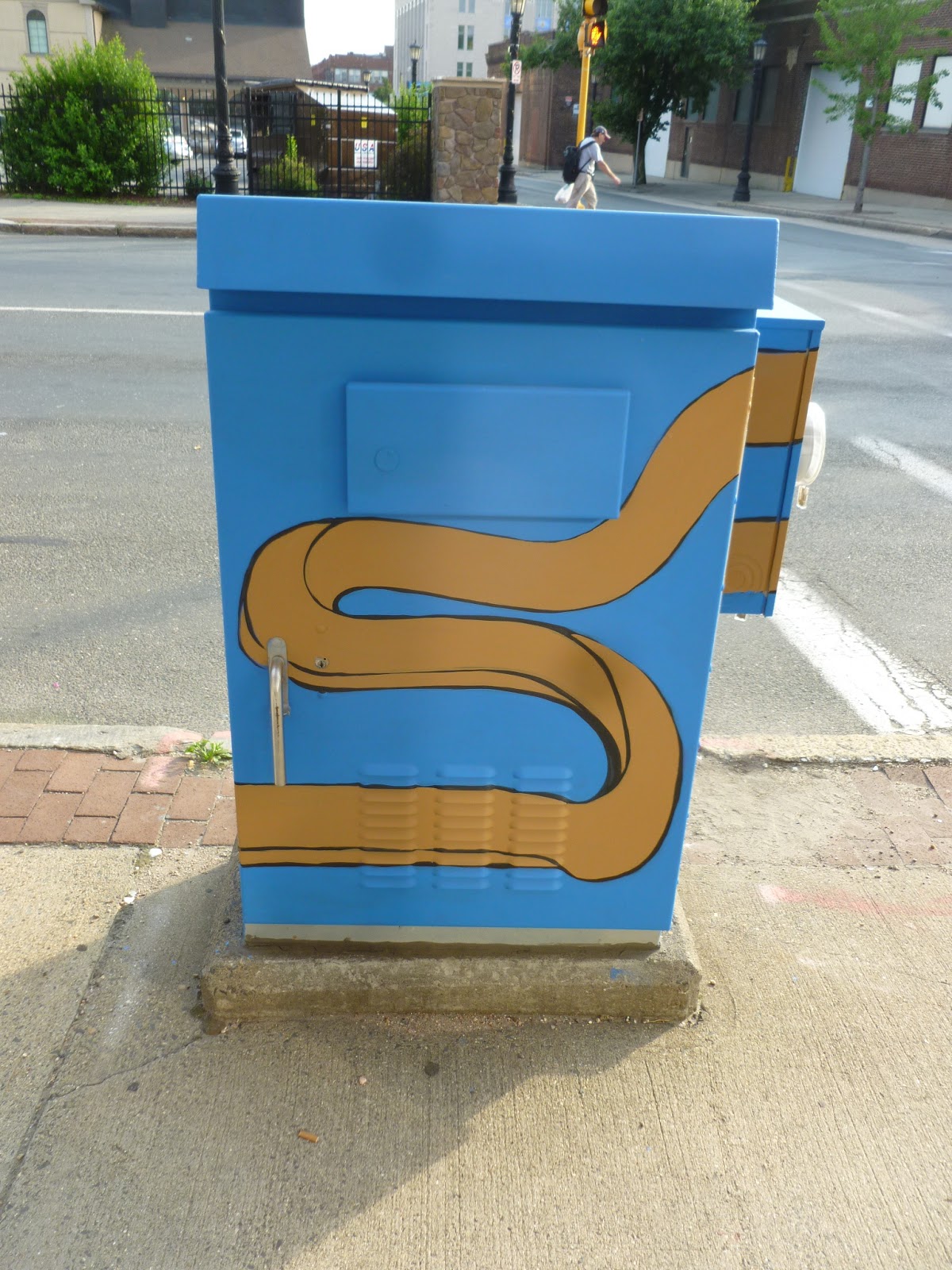 Photo-ops: Decorated Utility Box - Electric Eel - Springfield, MA