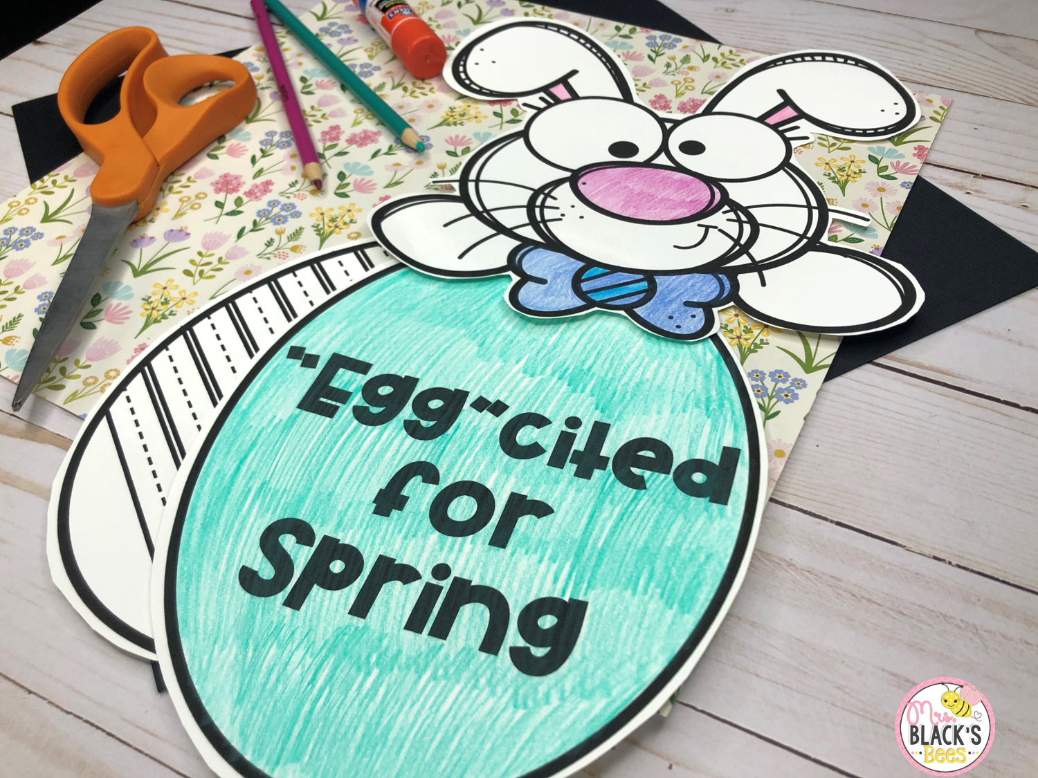"Egg"cited for Spring Bulletin Board Craft and Writing | Mrs. Black's Bees