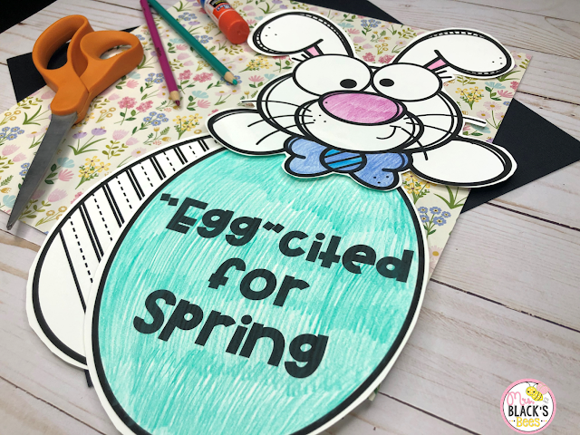 "Egg"cited for Spring Bulletin Board Craft and Writing | Mrs. Black's Bees