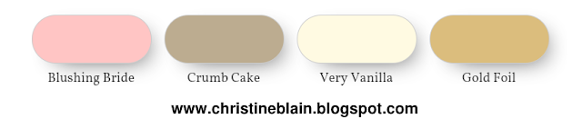 HAPPY HEART CARDS: AWHT COLOUR CREATIONS SHOWCASE - WEEK 5: BLUSHING BRIDE