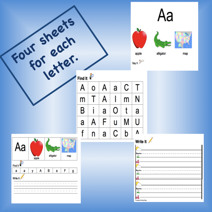 ELA An Easier Way: A B C D E F G... Learning the Alphabet