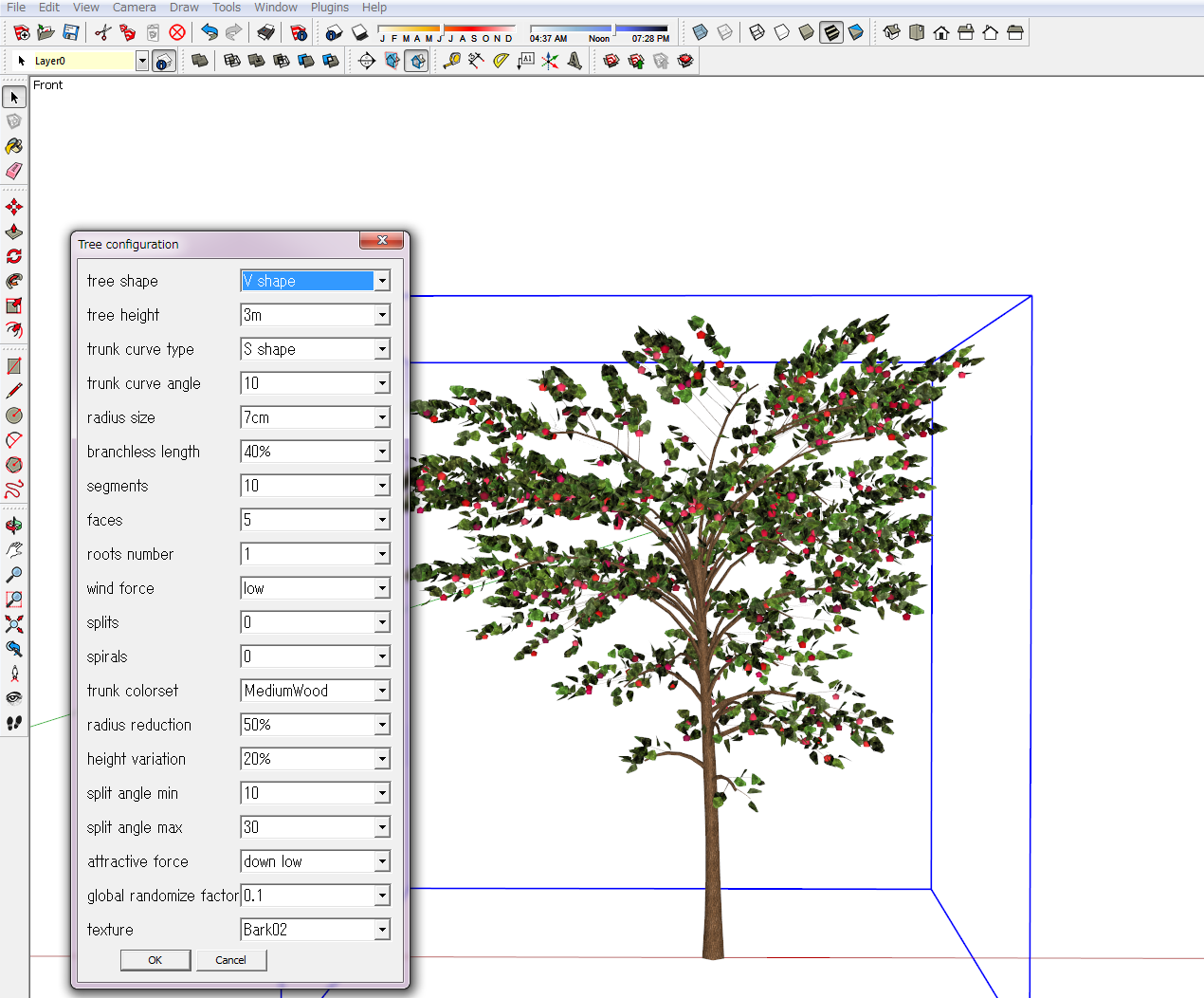 D-PROJECT: 【PLUGIN】3D Tree Maker・・・樹木生成