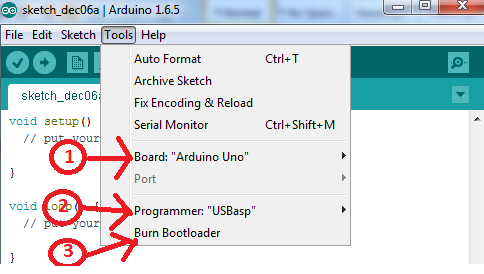 How to Burn/Upload Arduino Bootloader using USBASP ~ Arduino Geek