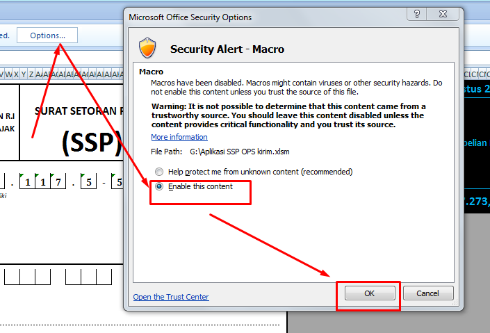 Cara Mengaktfikan Macro Microsoft Excel Deuniv 5027