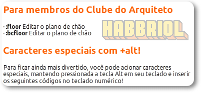 Comandos e Alt Codes do Habbo Hotel 2016