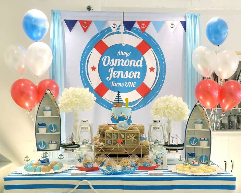 13 ideas de decoración para Fiesta de barcos