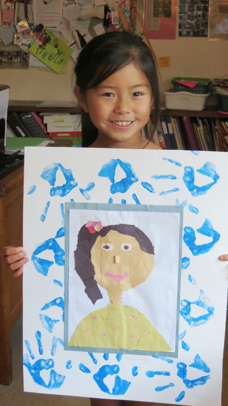 AESGATE: Our latest masterpieces...Torn Paper Self-Portraits!