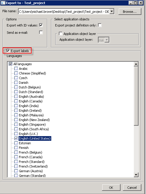 Breaking Windows!: Exporting Labels with .XPO's in Dynamics AX 2009