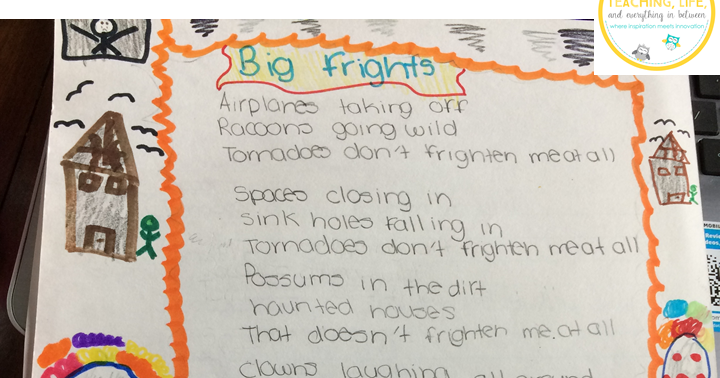 teaching, life, and everything in between: Facing Your Fears...A Poetry ...