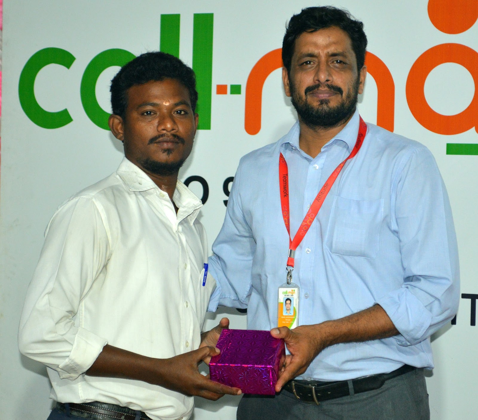 COLLMAN SERVICES REWARDS & RECOGNITION AWARDS - OCTOBER 2018