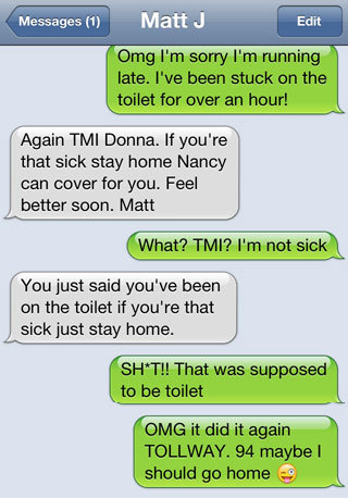 Fun Facts: Most Awkward Texts Ever.
